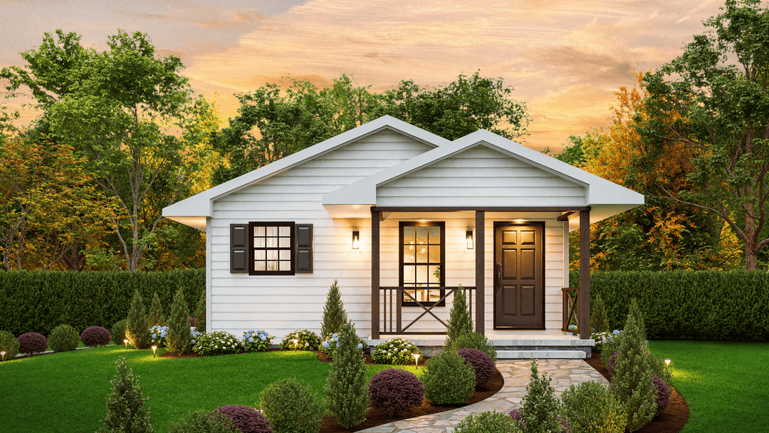 Traditional Home Plan - 2 Bedrms, 1 Baths - 815 Sq Ft - #198-1203