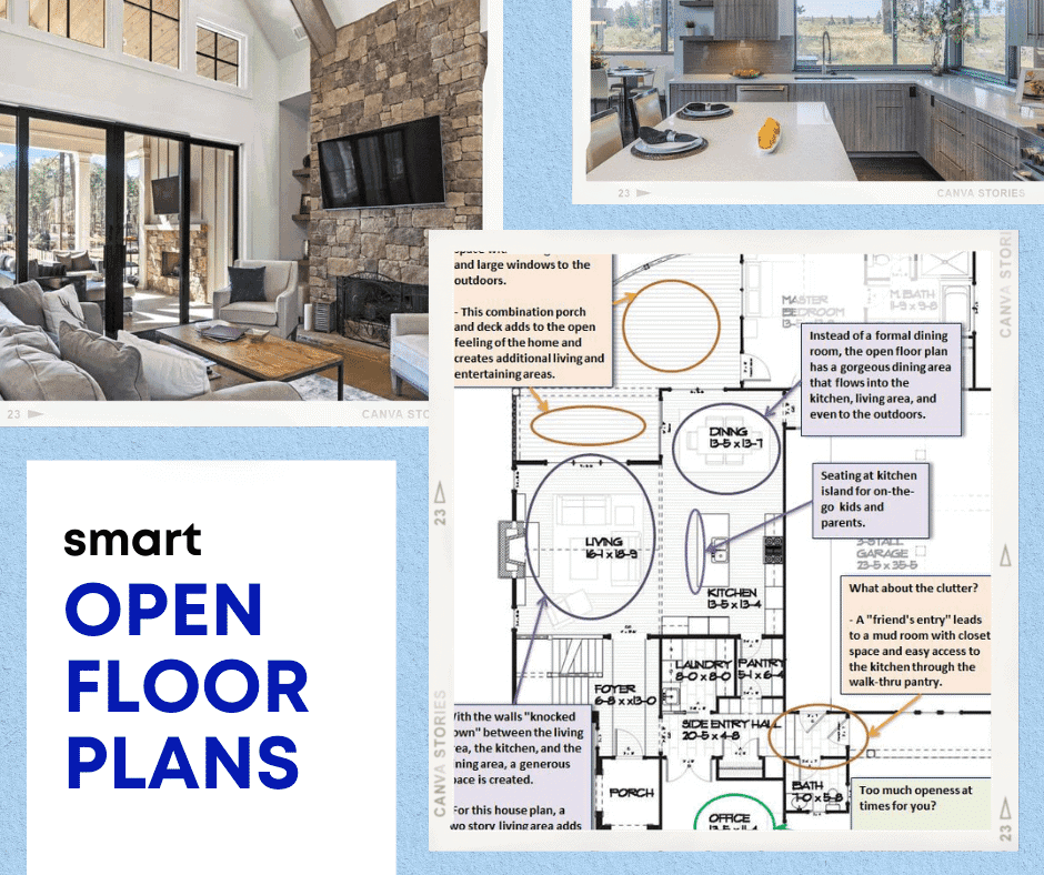 Open Concept Floor Plan Ideas | The Plan Collection
